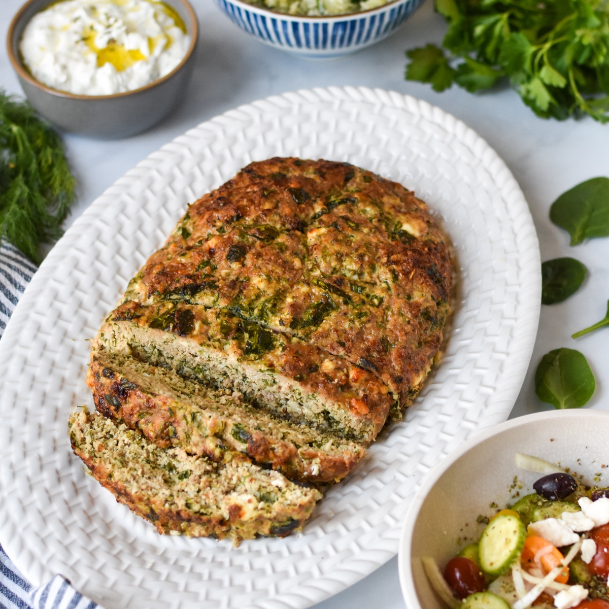 Greek Meatloaf - Mediterranean Savor