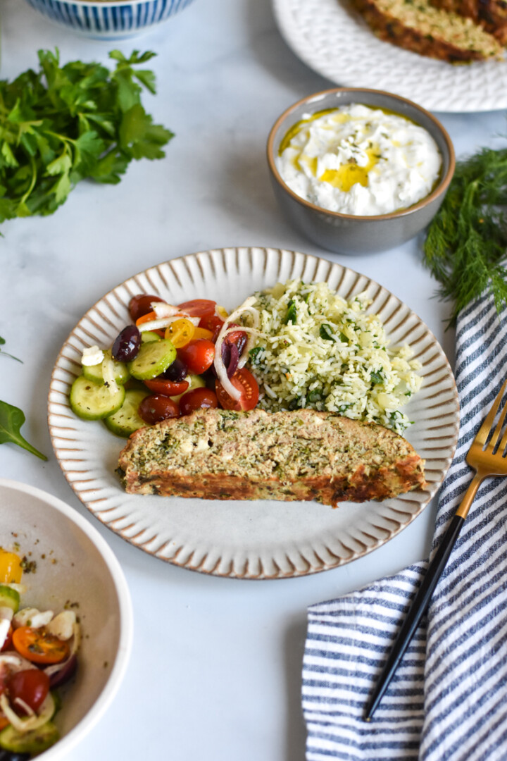 Greek Meatloaf - Mediterranean Savor