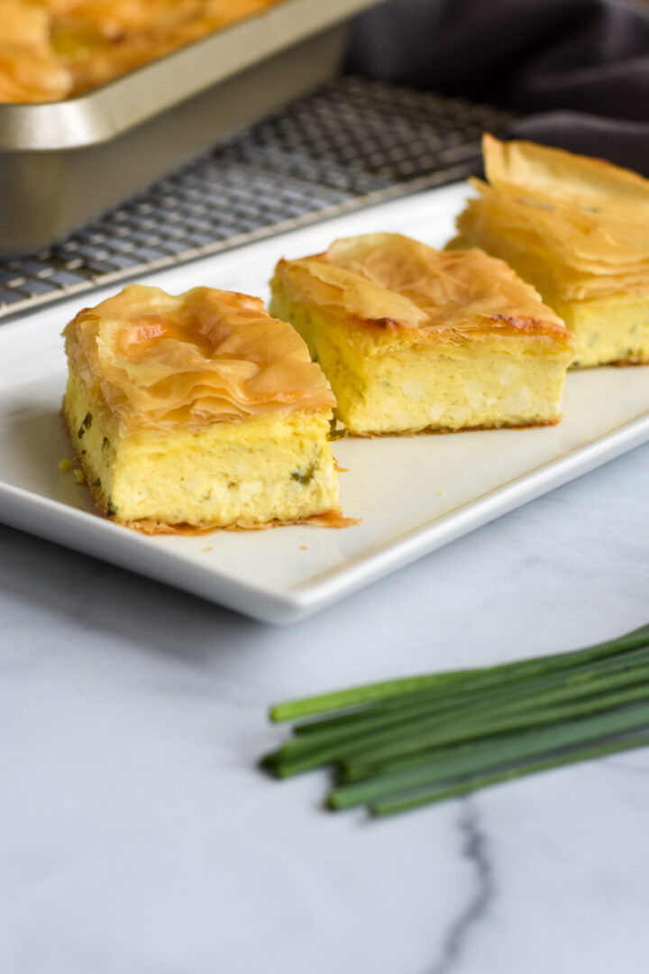 Tiropita - Greek Cheese Pie - Mediterranean Savor