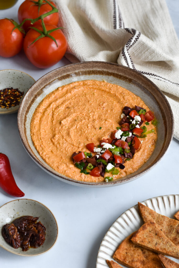 Tirokafteri - Spicy Greek Feta Dip - Mediterranean Savor