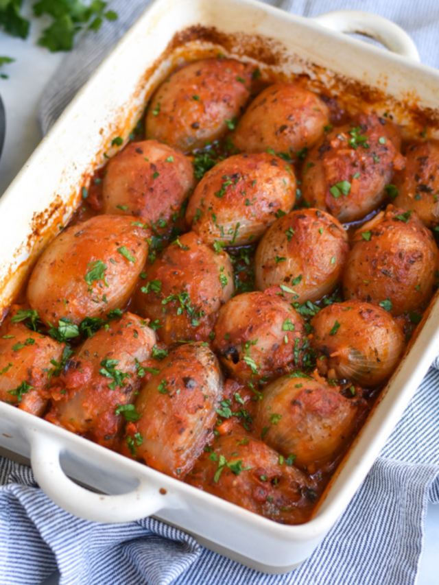 Gemista - Greek Stuffed Vegetables - Mediterranean Savor